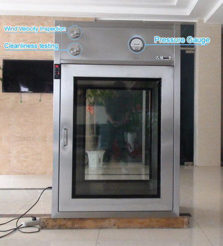Mechanical Interlock Cleanroom Pass Box Stainless Steel For Hospital ...