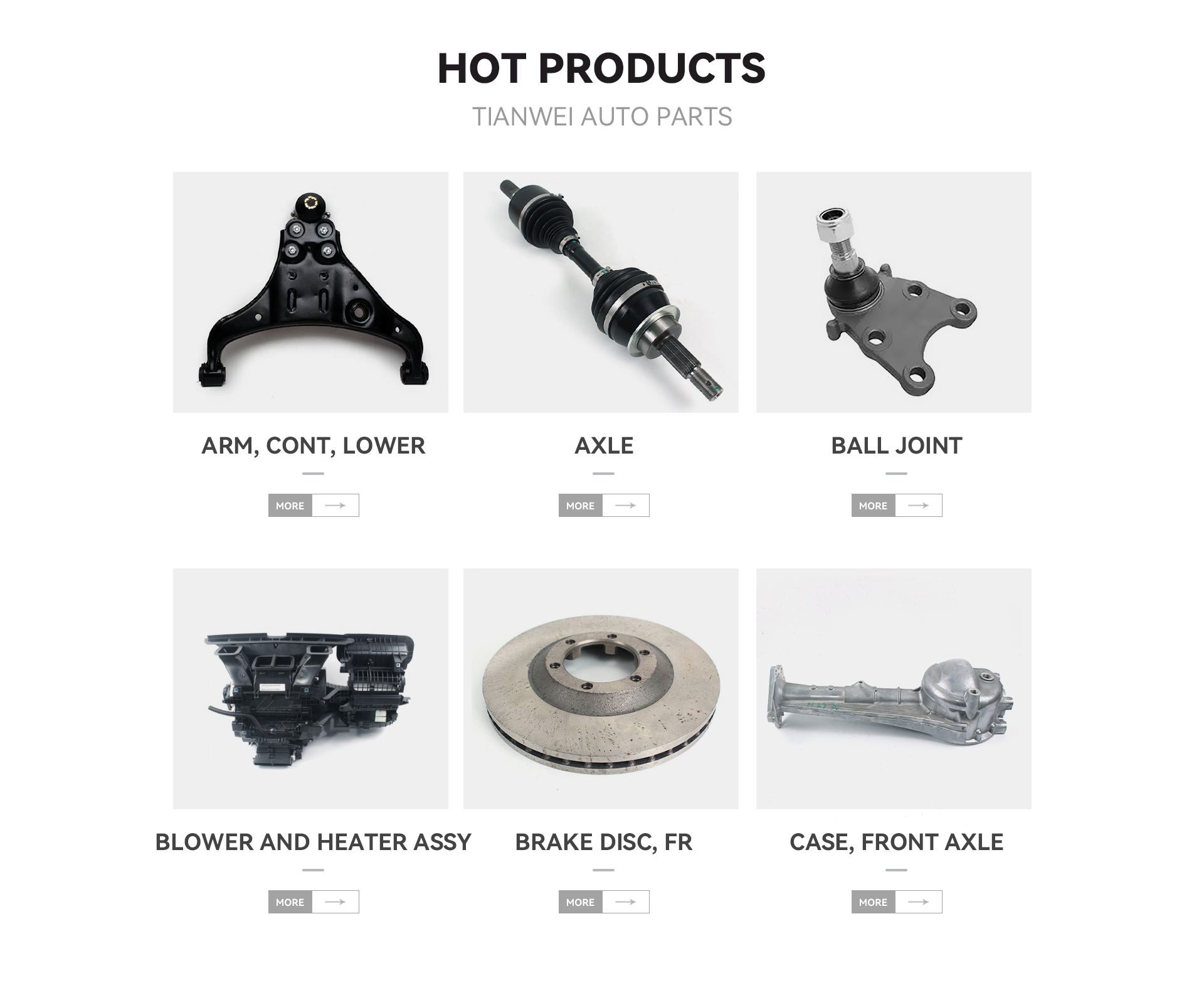 Front Differential Joint Shaft Suspension Control Arm Bushing For ...