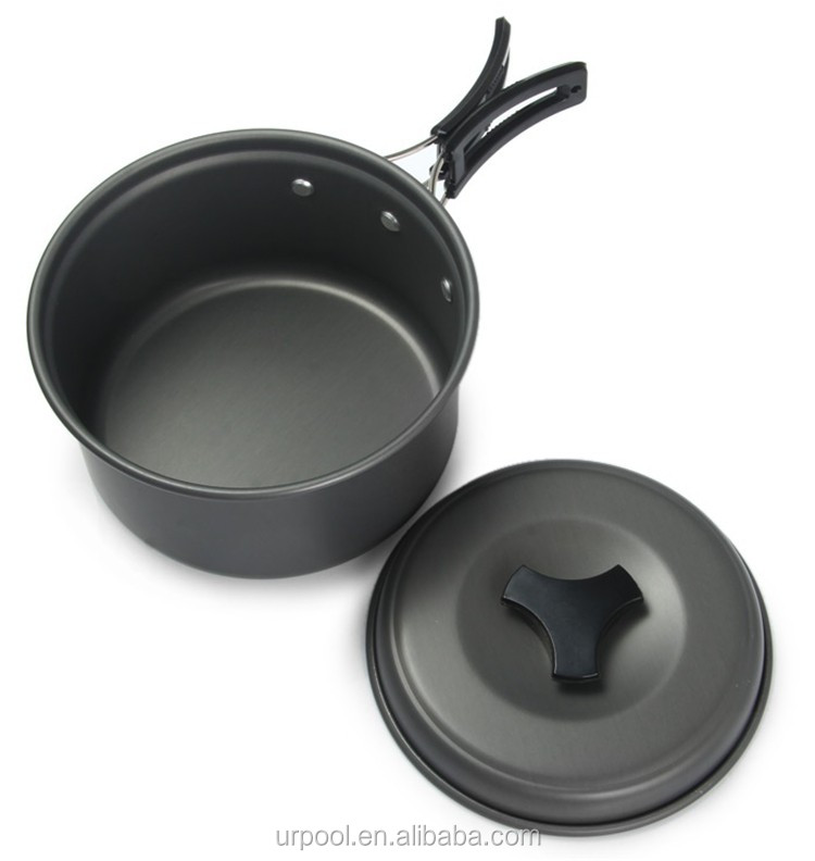 Ultra-light Copper Cookware Set For 4-6 People - Outdoor Camping Pots ...