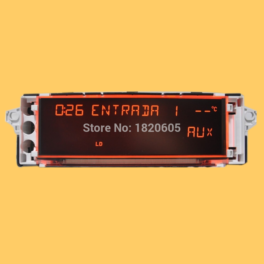 Car Original Screen Support Usb Aux Display Red Monitor 12 Pin Suitable ...