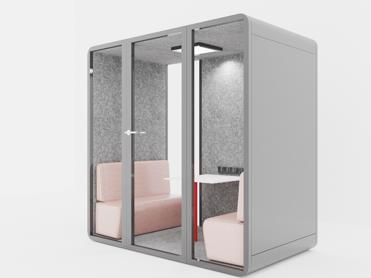 Hot Sales Office Phone Booth Double Soundproof Booth, High Quality Hot ...