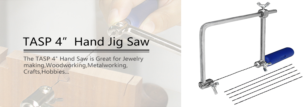 Tasp 4" Adjustable Frame Sawbow U-shape Coping Jig Saw For Woodworking Craft Jewelry Diy Hand ...