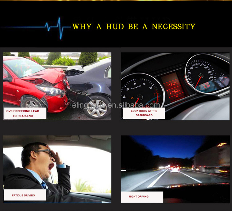 Mini Gps Hud Speedometer With Car Speed Alert And Overspeed Alarm, High ...