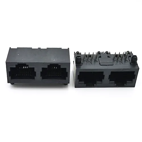 Rj11 Jack Side Entry 1x2 Port, High Quality Rj11 Jack Side Entry 1x2 ...