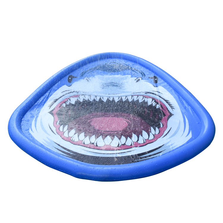 Kids Shark Splash Pad Water Toy Splash Pad คุณภาพสูง Kids Shark Splash ...