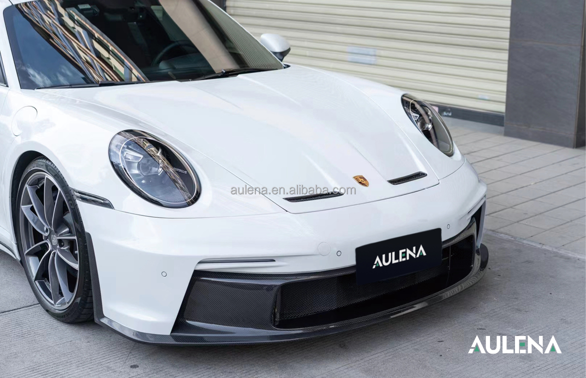 Porsche 992 Gt3 Oem Style Carbon Fiber Engine Bumper Spoiler ...
