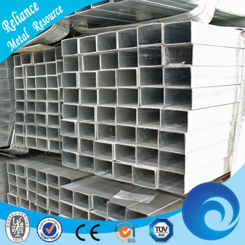 Ms Tube Pre Zinc Coating Ms Rectangular Steel Tube, High Quality Ms ...
