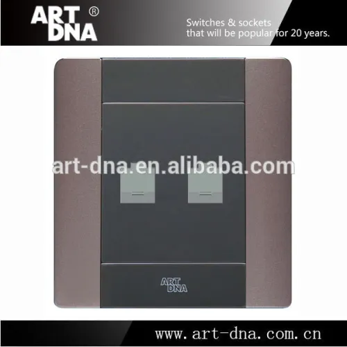 Uk Standard A68 Double Computer Socket, High Quality Uk Standard A68 Double Computer Socket on ...