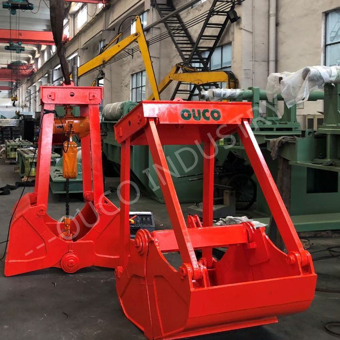 0.5 Cbm Clamshell Grab Bucket Small Bulk Materials, High Quality 0.5 ...