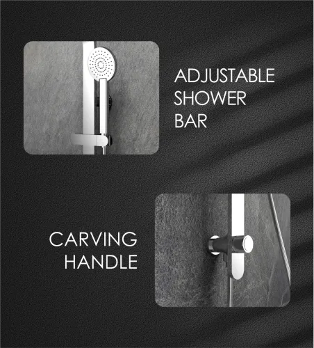 Single Handle Flow Rate Control Shower Mixer, High Quality Single ...