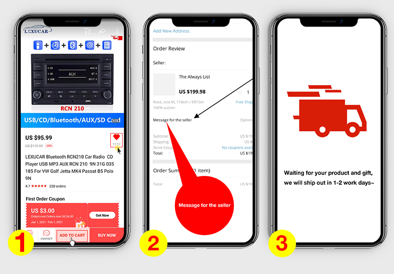 Lexucar Rcn210 Car Radio 2 Din Cd Player Bluetooth Usb Mp3 Aux Rcn 210 9n 31g 035 185 For Vw ...