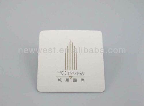 High Quality Hotel Absorb Paper Coaster 9x9cm, High Quality High ...