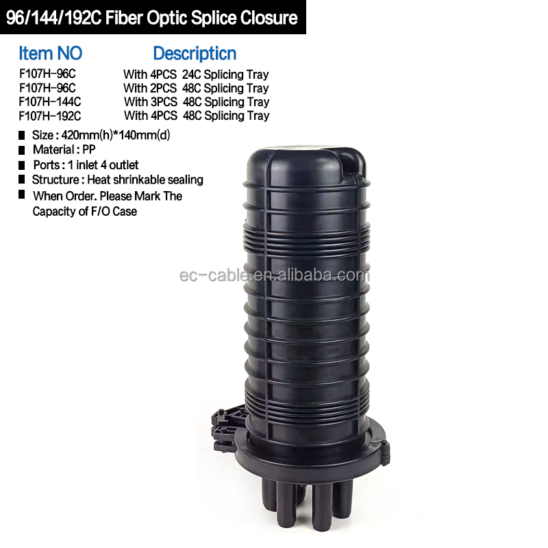 Hot Sell Ftth Dome Type Splice Closure -48/96/144/288 Core, Bossgoo.com ...