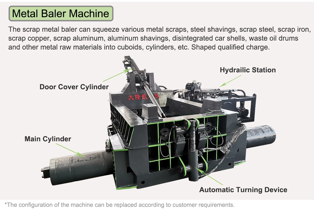 Scrap Metal Compactor Aluminum Recycling Machine Y81-200, High Quality ...