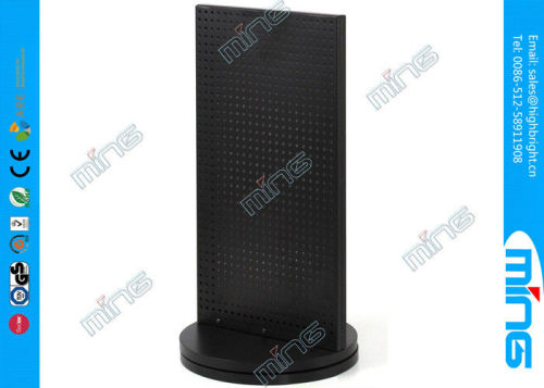 Custom Counter Pegboard Spinner Display For Retail Shops In Black, High ...