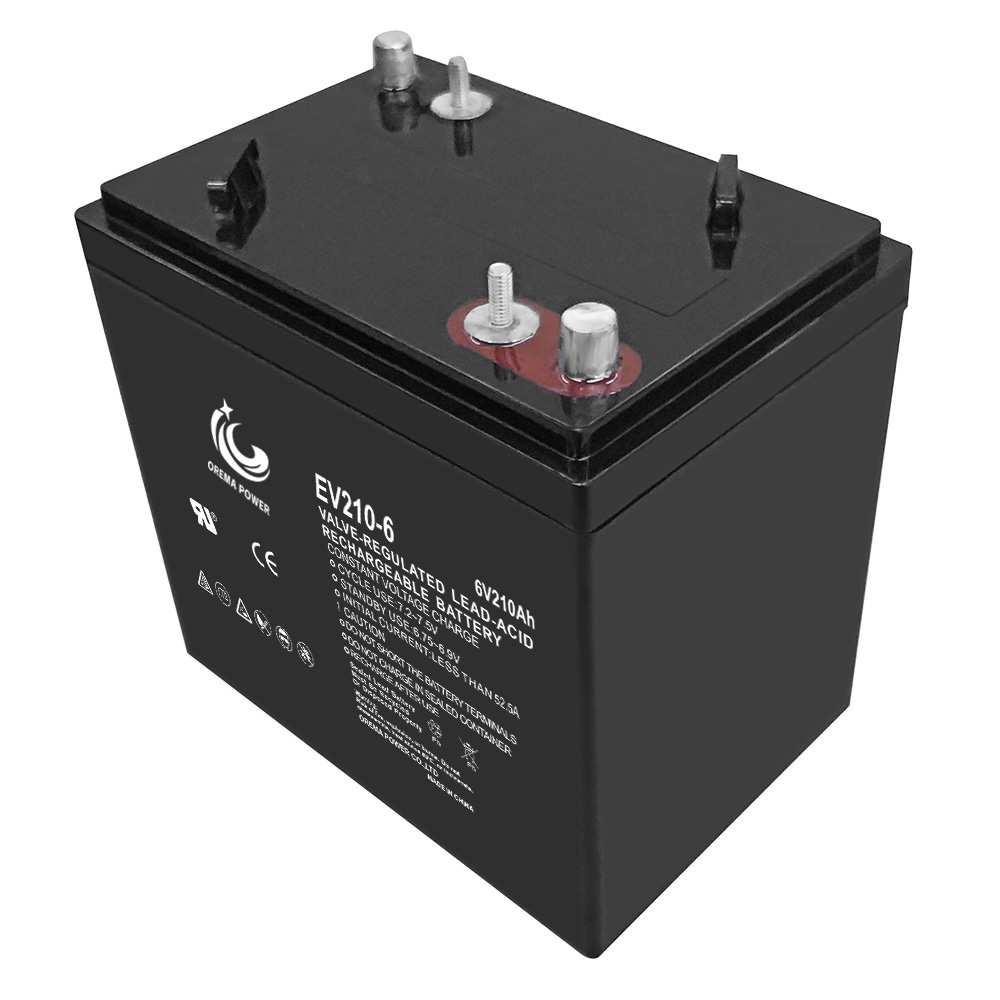 แบตเตอรี่แบตเตอรี่กอล์ฟแบตเตอรี่ 6v 210ah Orema คุณภาพสูง แบตเตอรี่ ...