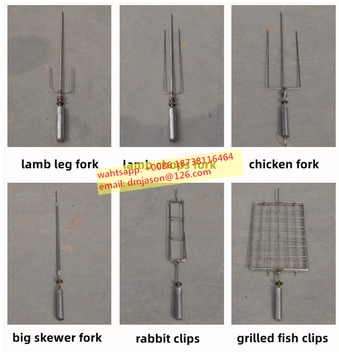 Smokeless Charcoal Grill For Rotisserie Roasting Lamb, Rabbit, Chicken ...