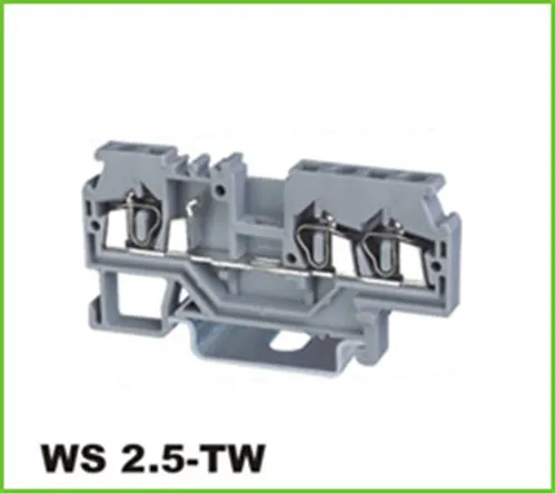 3 Way Feed-through Spring Terminal Block 2.5mm2, High Quality 3 Way ...