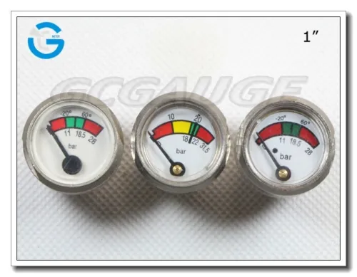 High Quality Back Mount Miniature Bourdon Tube Pressure Gauges, High ...