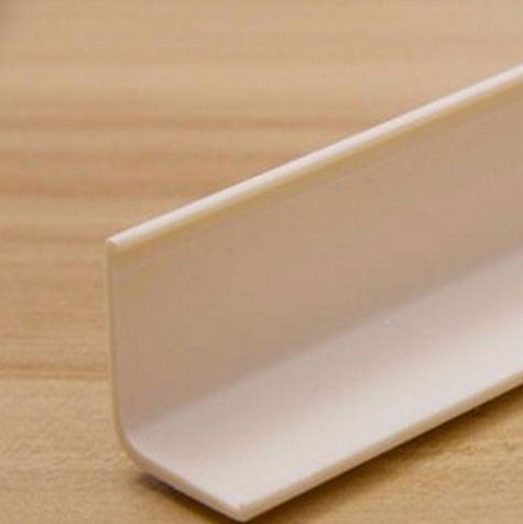 L Shaped Extrusion Plastic Corner Protection Pvc Profile For Furniture ...