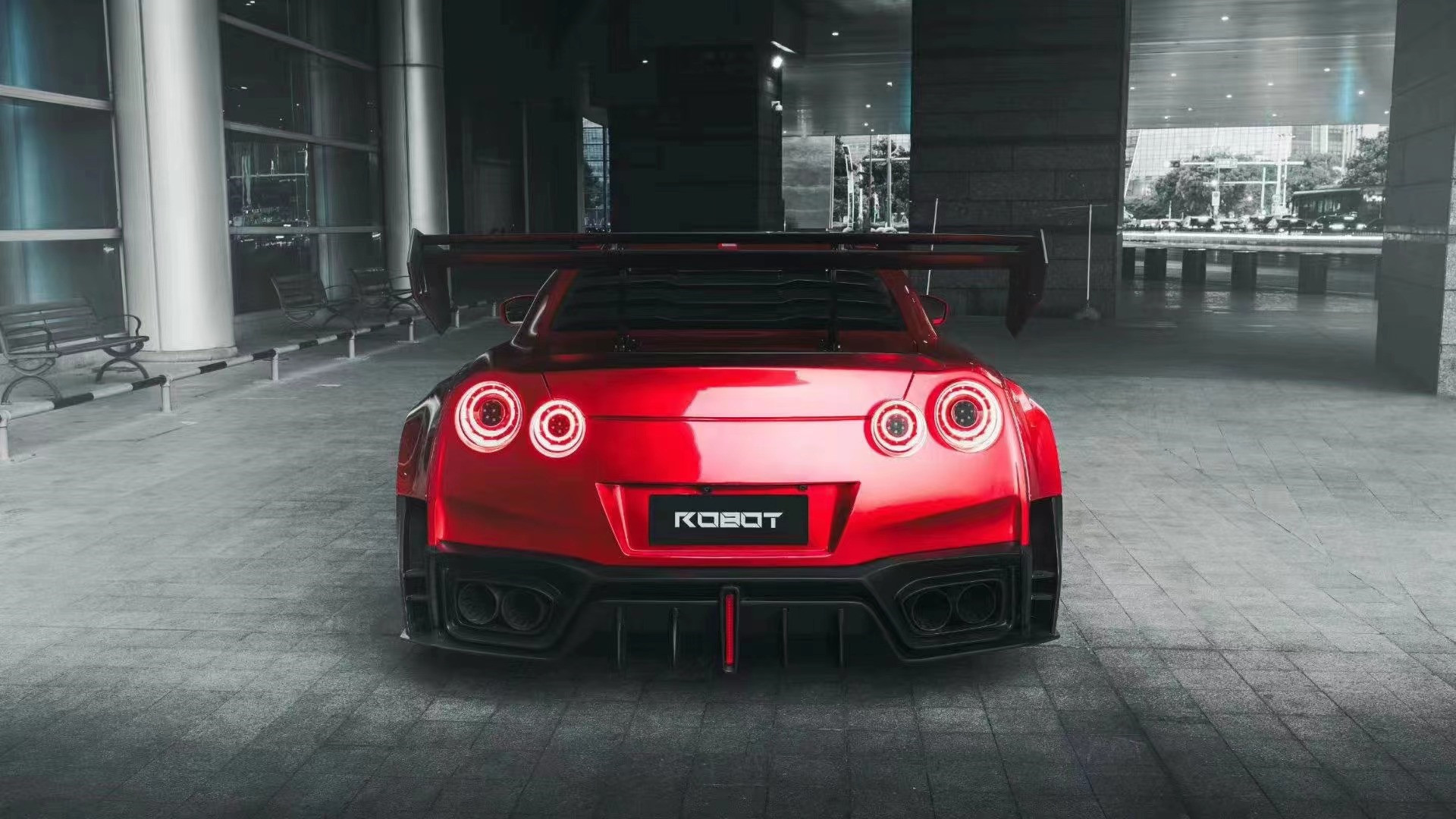 2022 Gtr R35 Wide Body Kit - Front And Rear Bumper Covers For Nissan ...