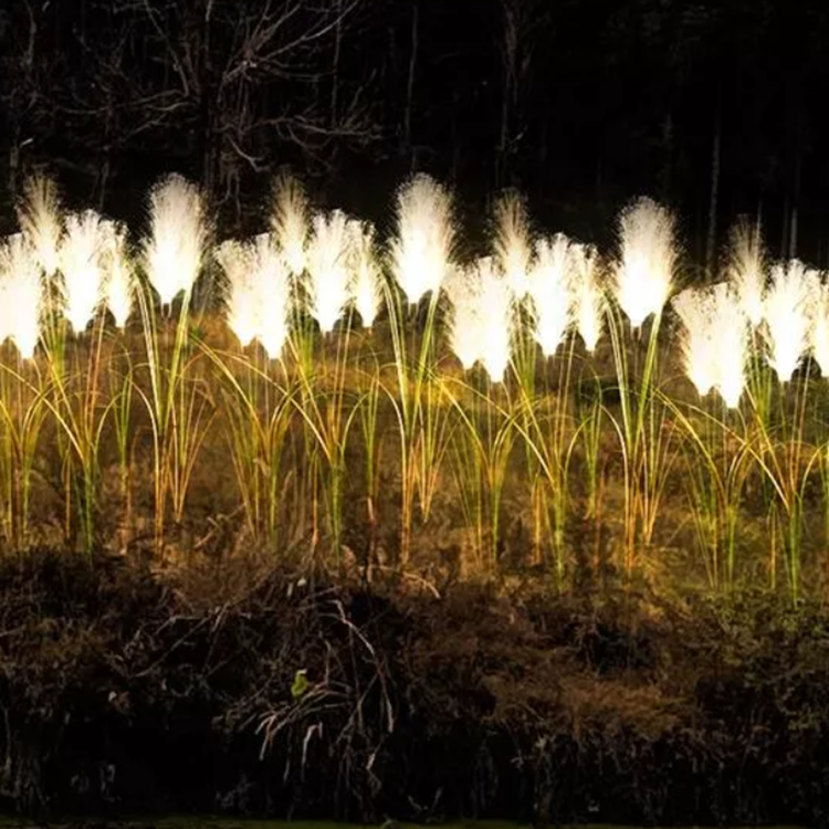 Kinz Sg-kn-lf02 Solar-powered Fiber Optic Led Decorating Reed, High ...