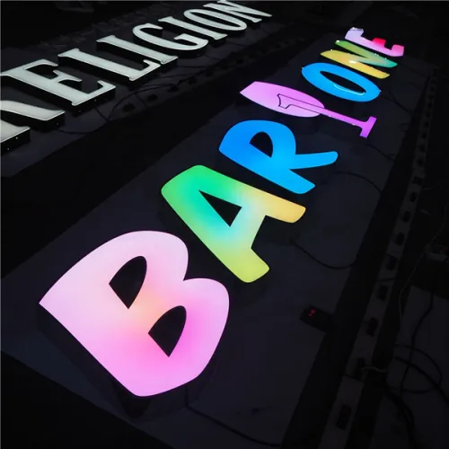 Raised Letter Plastic Lettering Led Word Lights, High Quality Raised ...