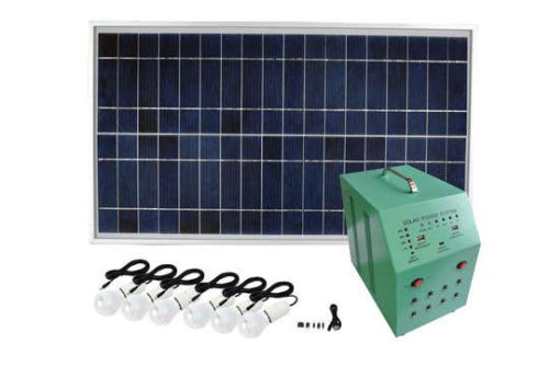 70w Smart Dc Solar Power System , Portable Solar Power Systems, High ...