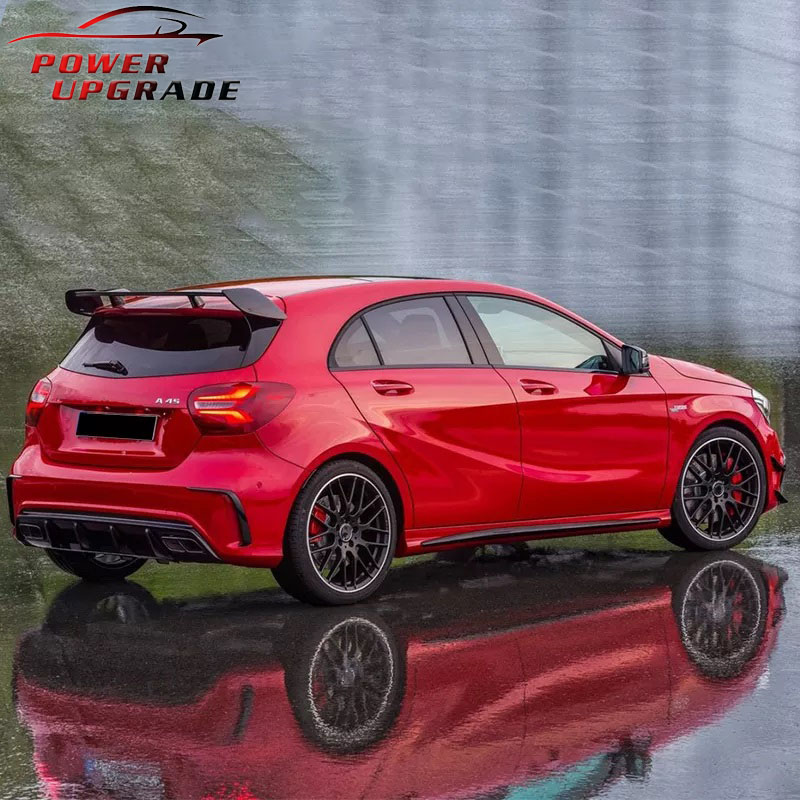 Upgrade A45 Amg Body Kit - Front Bumper, Headlight, Rear Bumper, Side ...