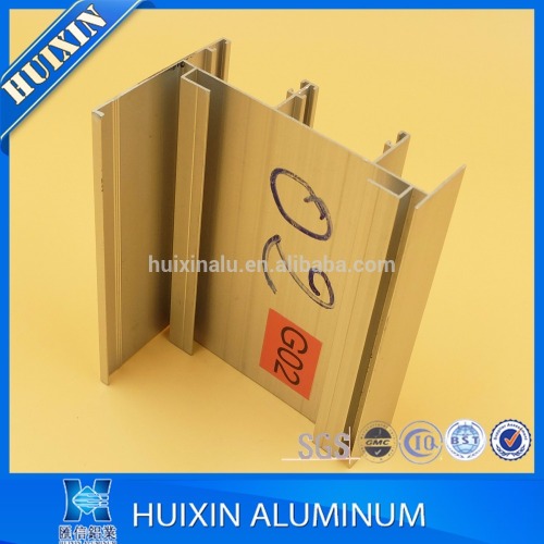 Colored Aluminium Extrusion Sign Powder Coating Aluminium Rail System ...