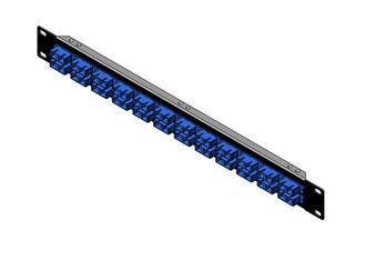 1ru 19" Rack Mount Fiber Panel , Sc Duplex 48 Fiber Adapter, High ...