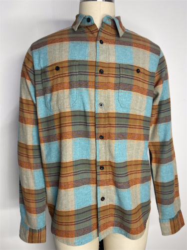 Multicolor Lined Double Pocket Shirt, High Quality Multicolor Lined ...