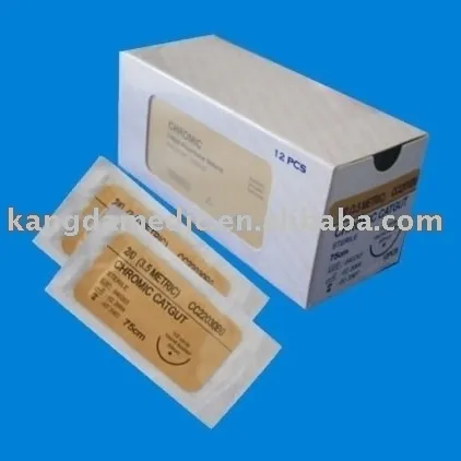 Surgical Sutures Chromic Catgut Absorbable Natural, High Quality ...