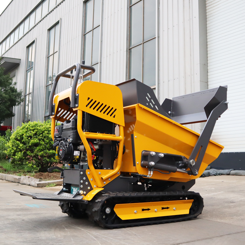 Mini Crawler Dumper: Chinese Garden Mini Transporter With Hydraulic ...