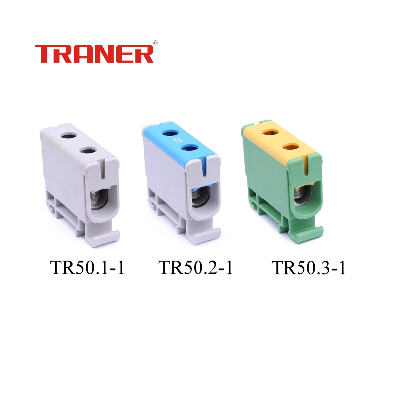 50mm2 1 Pole Aluminum/copper Blue Universal Terminal Block, High ...