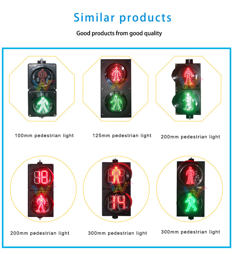 Countdown Timer 200mm Led Traffic Pedestrian Cross Light, High Quality ...