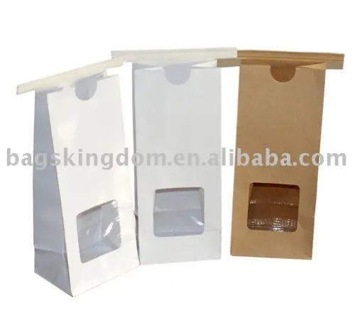 Kraft Paper Pouch/bag With Tin Tie, High Quality Kraft Paper Pouch/bag ...