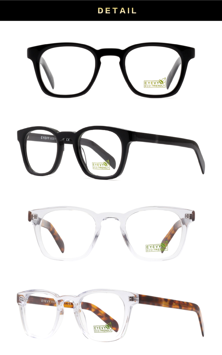 Classic Vintage Biodegradable Bio Eco Acetate Optical Frame, High ...