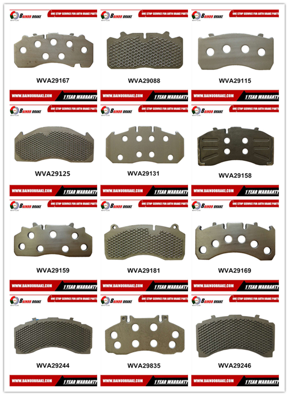 Stamping Backing Plates For Cv Truck|bus Disc Brake Pads , High Quality ...