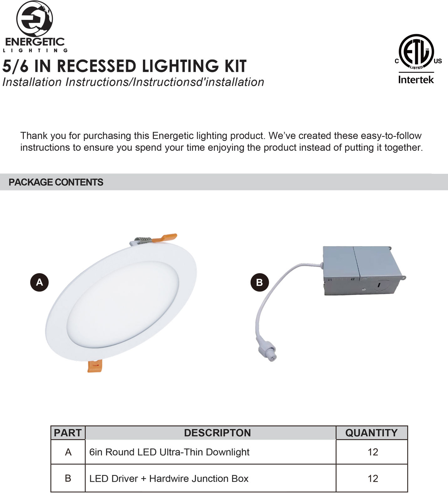 Etl Certified 4 Inch Dimmable Led Panel Light - Energy Star Compliant ...