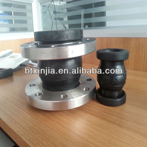 Single Sphere Flexible Expansion Joint Epdm/nr/nbr Rubber Bellows, High Quality Single Sphere ...