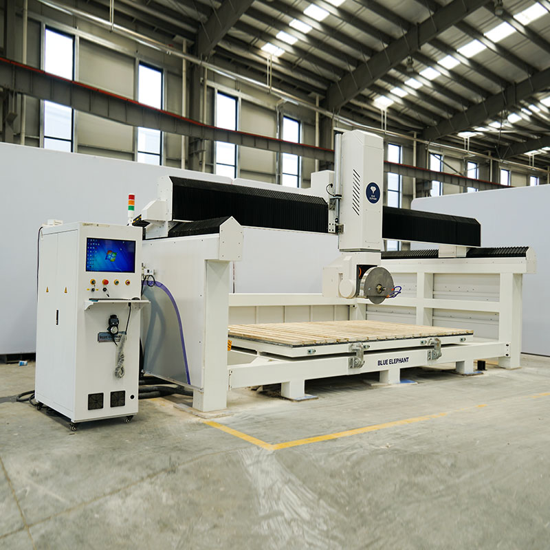 Multi-function Cnc 5-axis Bridge Saw Machine For Stone Cutting And 3d ...