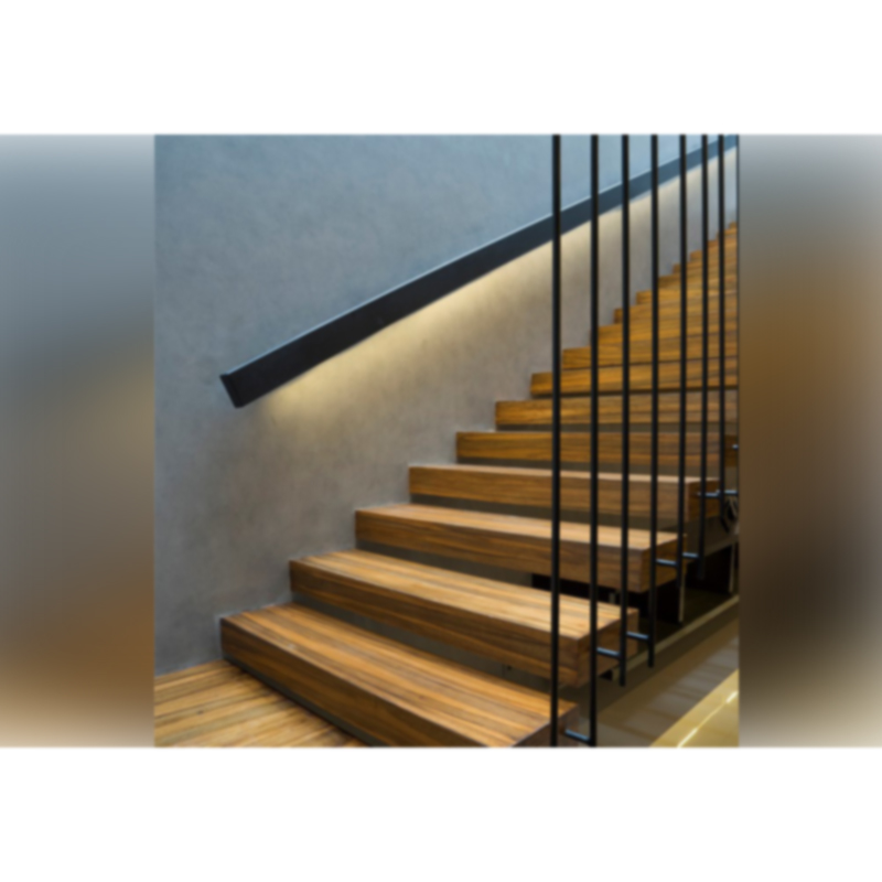 Modern Design Straight Wooden Floating Stairs, High Quality Modern ...