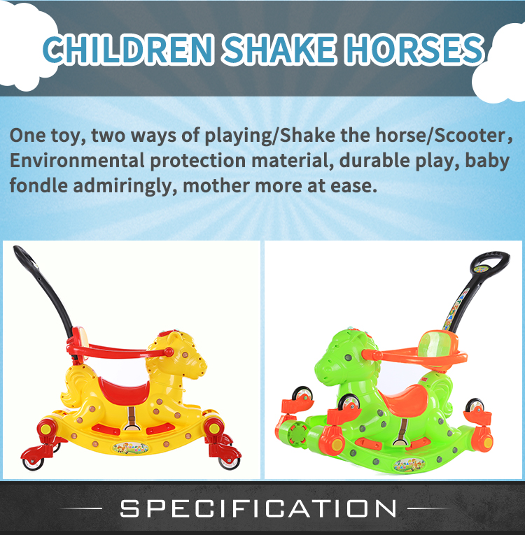 Lovey Animal Rocking Horse Toy For Baby Swing: A Perfect Companion For ...