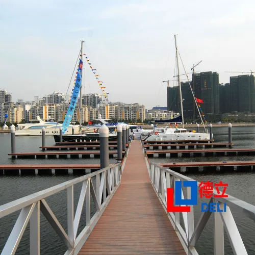 Durable Hardwood Marina Steel Frame Floating Jetty, High Quality ...