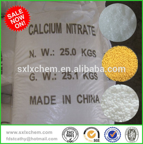 Calcium Nitrate Crystal Fertilizer, High Quality Calcium Nitrate ...