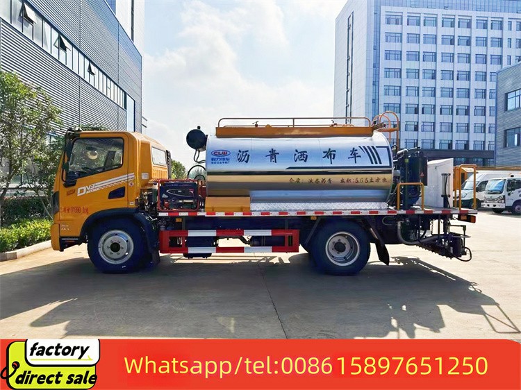 8000 Liter Asphalt Distributor Bitumen Spray Truck For Road ...