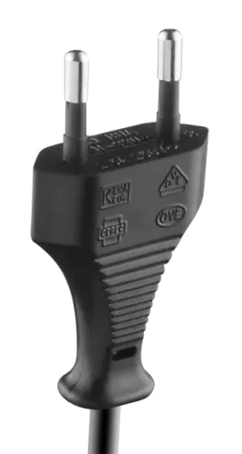 2 Pins Power Cord Type B Plug, High Quality 2 Pins Power Cord Type B ...