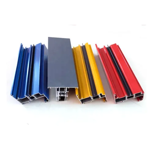 Different Color Powder Coated Aluminium Extrusions, High Quality ...