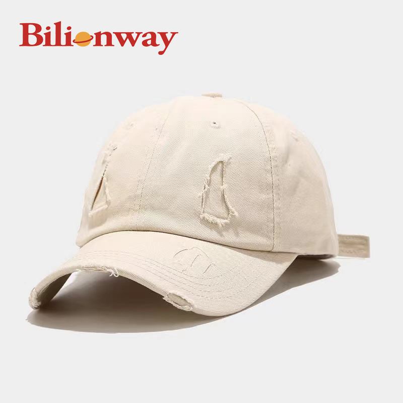 Golf Ripped Washed Unstructured Distressed Baseball Cap, High Quality ...